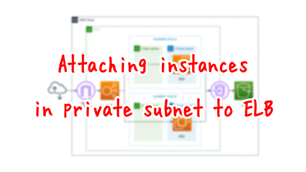 Attaching instances in private subnet to ELB | Awstut