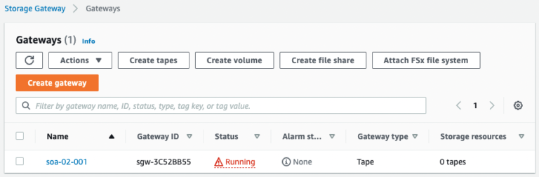 Introduction to Tape Gateway Type Storage Gateway | Awstut