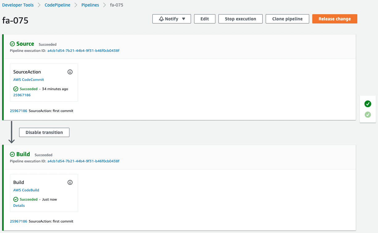 Codepipelineを使ってcodecommitプッシュをトリガーにしてecrにイメージをプッシュする Awstut