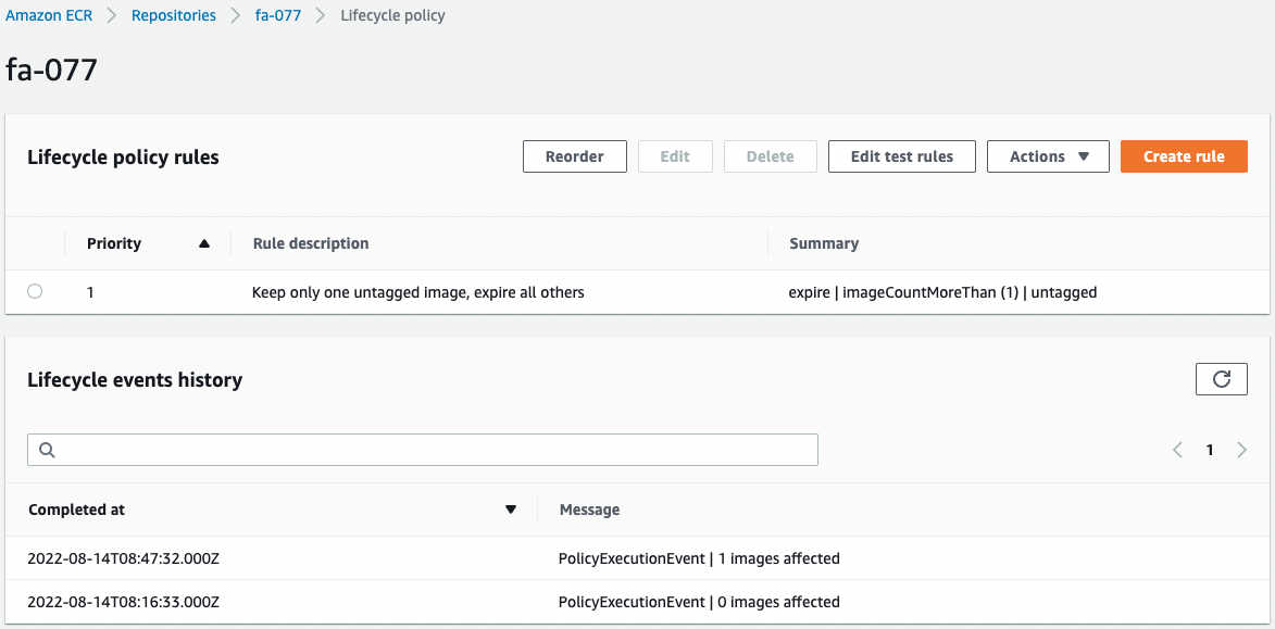 Ecr Lifecycle Policy To Automatically Delete Outdated Images Awstut