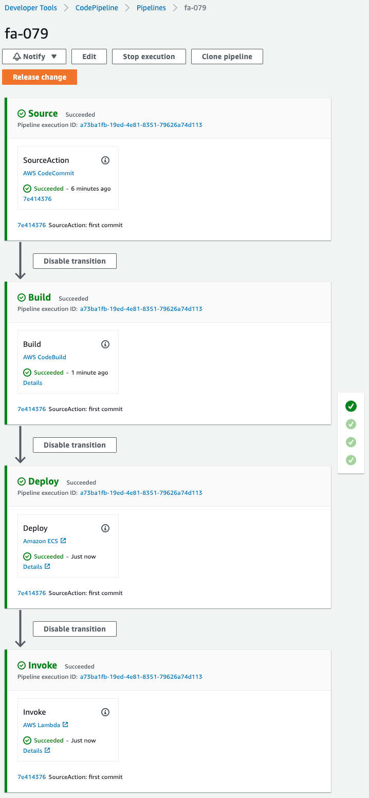 Codepipelineにlambda関数を呼び出すアクションを定義して、fargateタスクの希望数を変更する Awstut