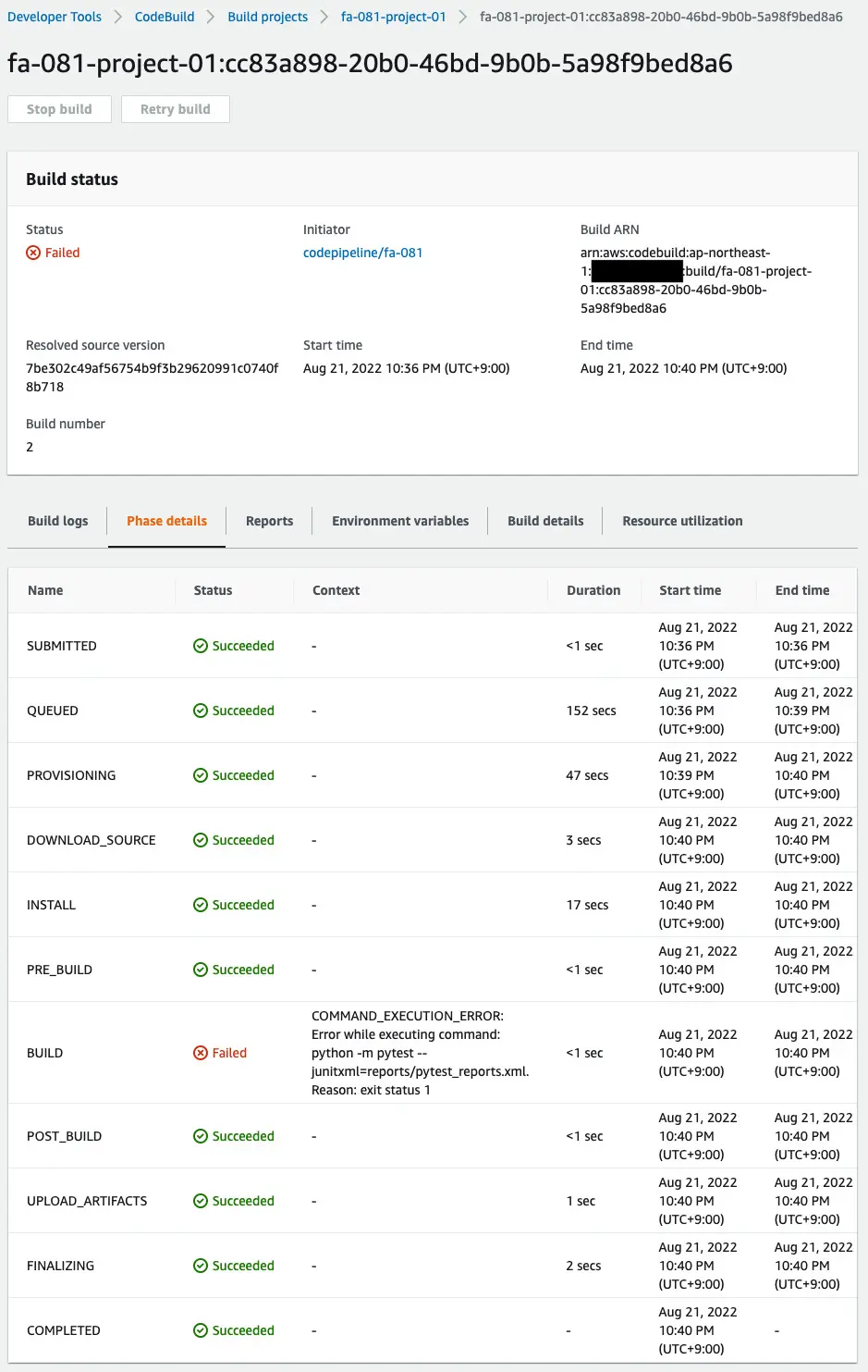 Setting Up Test Units In Codepipeline Awstut