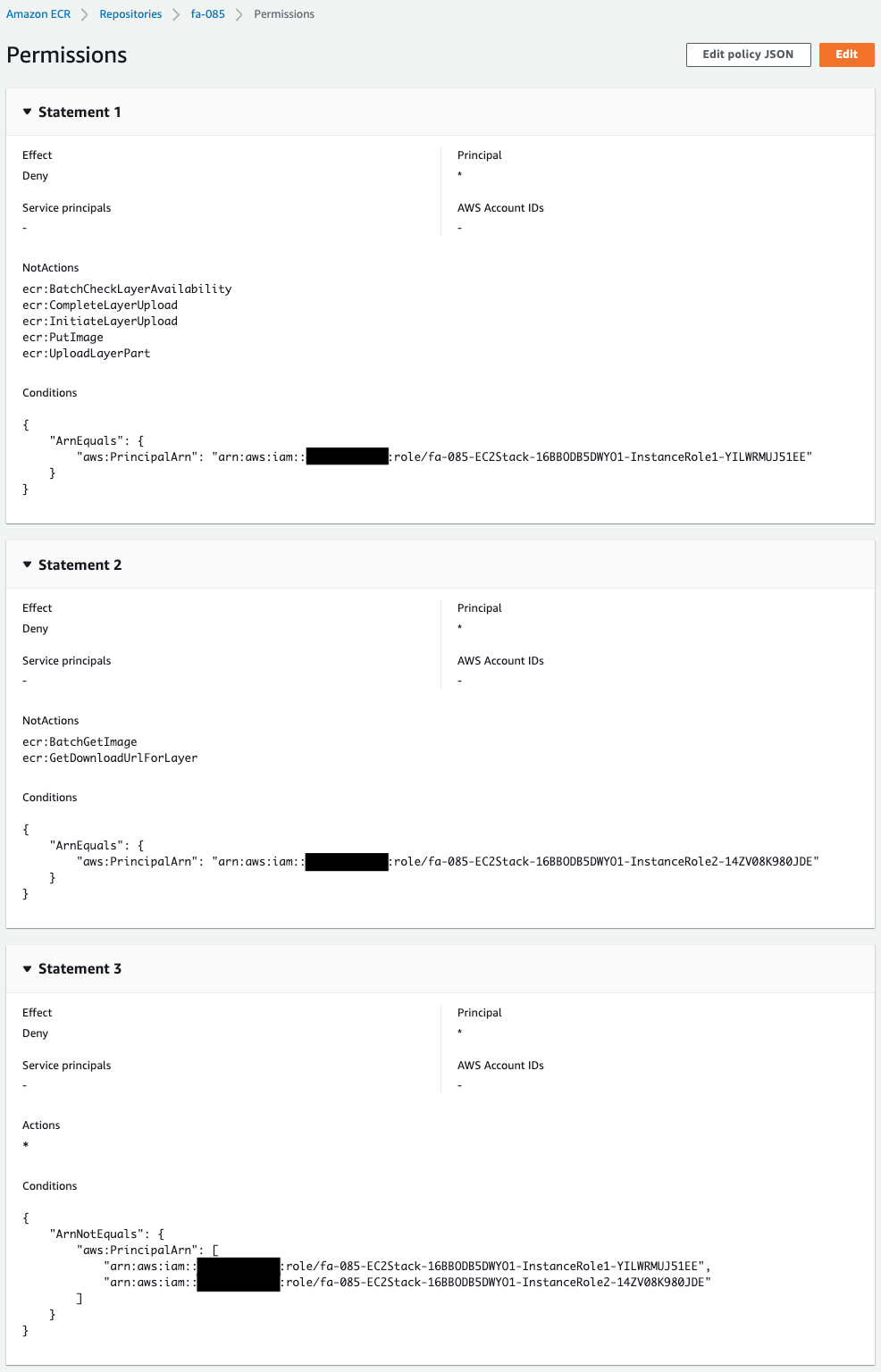 CFNを使用してECRリポジトリポリシー入門 | Awstut