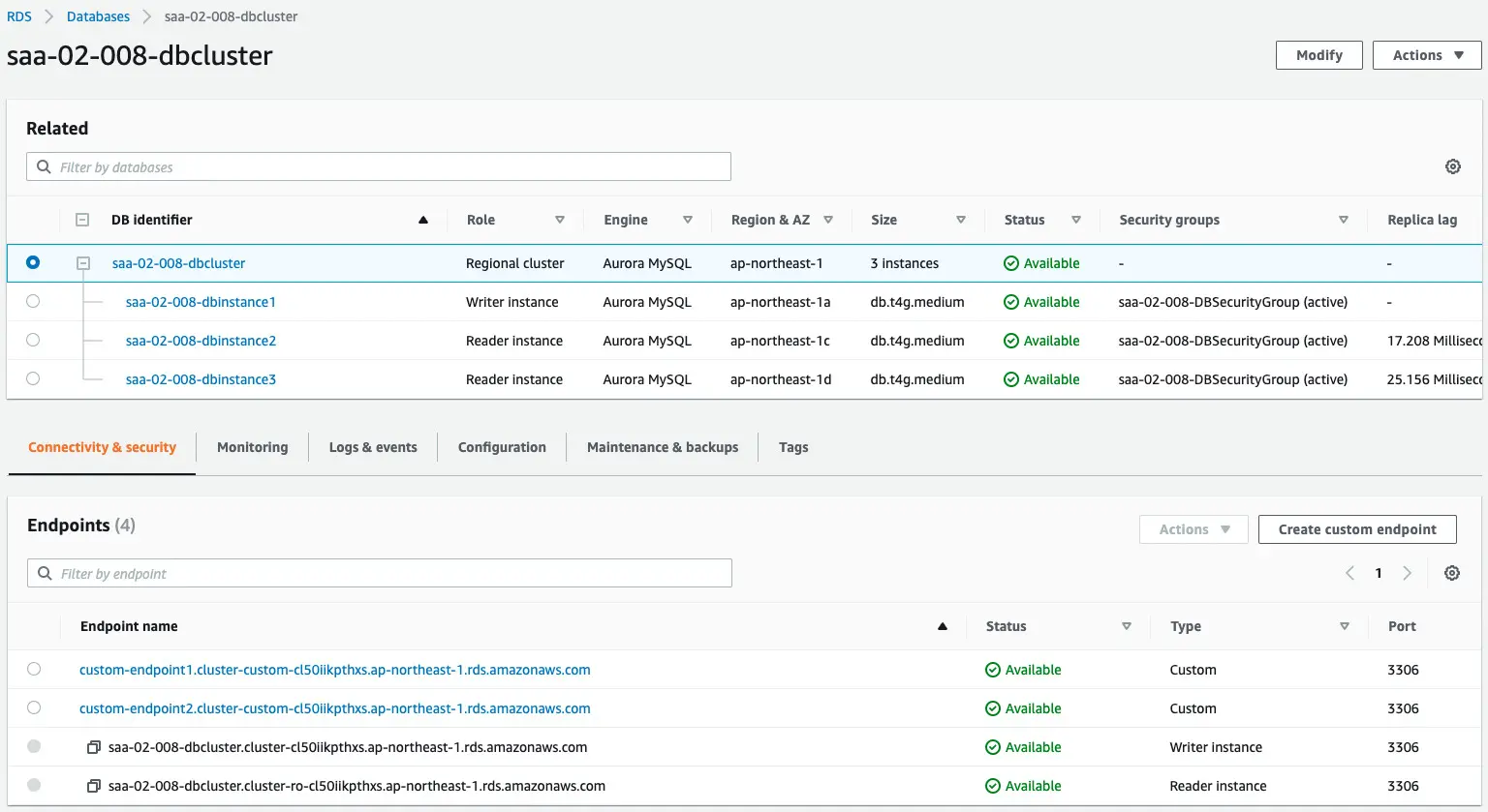 CFNカスタムリソースを使って、Auroraカスタムエンドポイントを作成する | Awstut