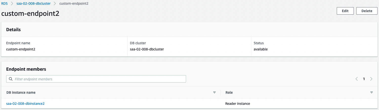 CFNカスタムリソースを使って、Auroraカスタムエンドポイントを作成する | Awstut