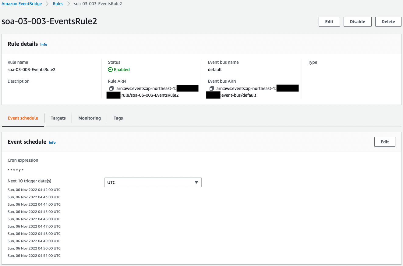 EventBridge(CloudWatch Events)のスケジュール式で、Lambda関数を定期的に実行する | Awstut