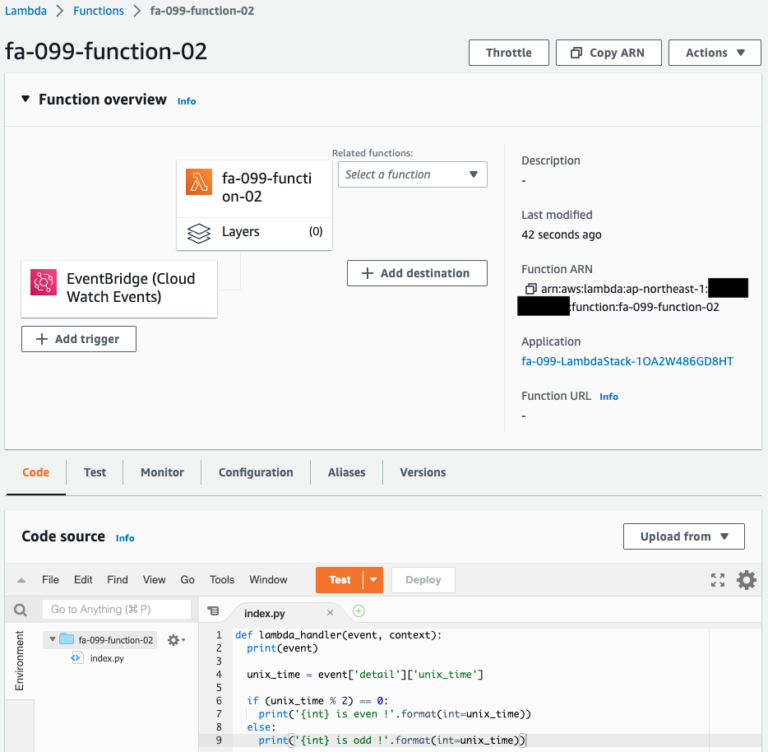EventBridgeを使って2つのLambda関数を連携させる | Awstut