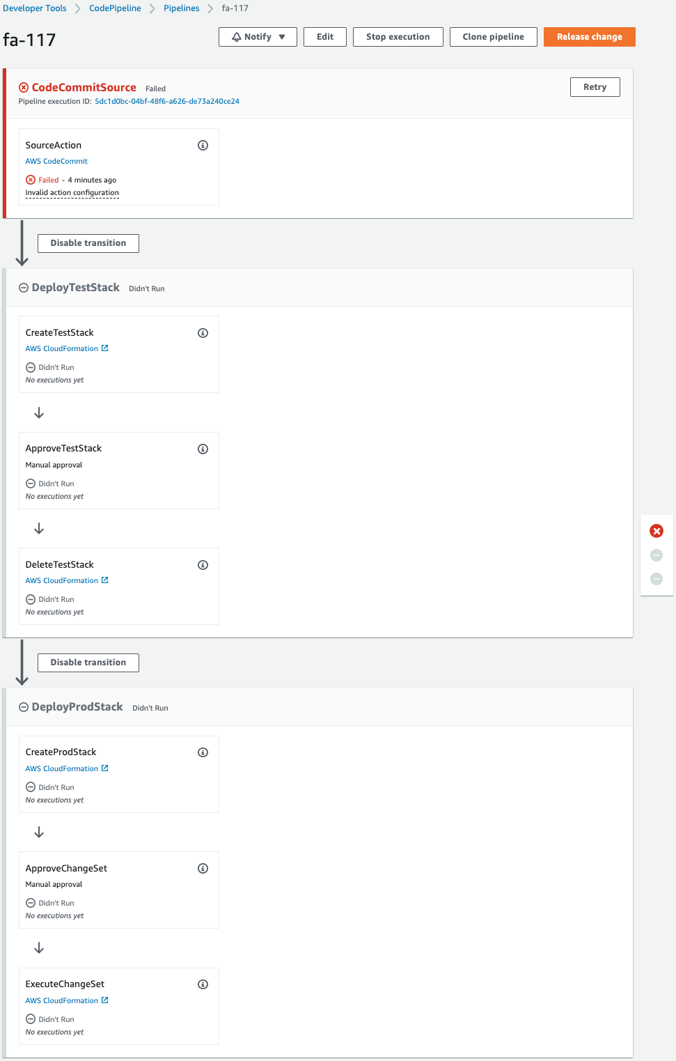 CodePipelineでCloudFormation用CI/CD環境を構築する | Awstut