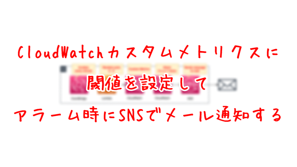 CloudWatchカスタムメトリクスに閾値を設定して、アラーム時にSNSでメール通知する | Awstut