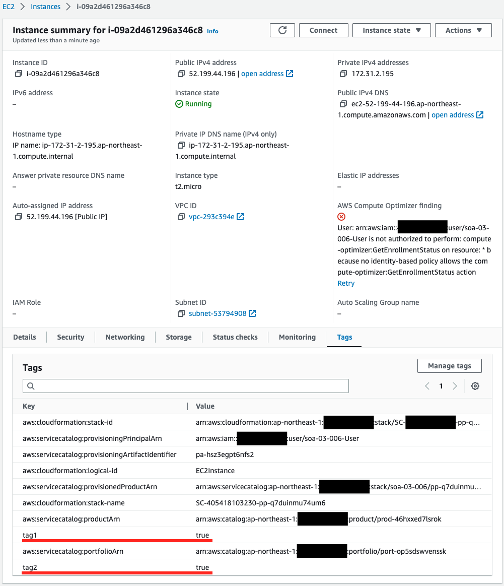 Automatically tag provisioned products using AWS Service Catalog TagOption Library | Awstut