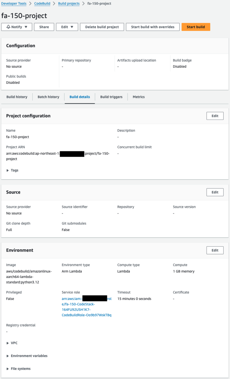 Step Functions内でcodebuildを実行する Awstut