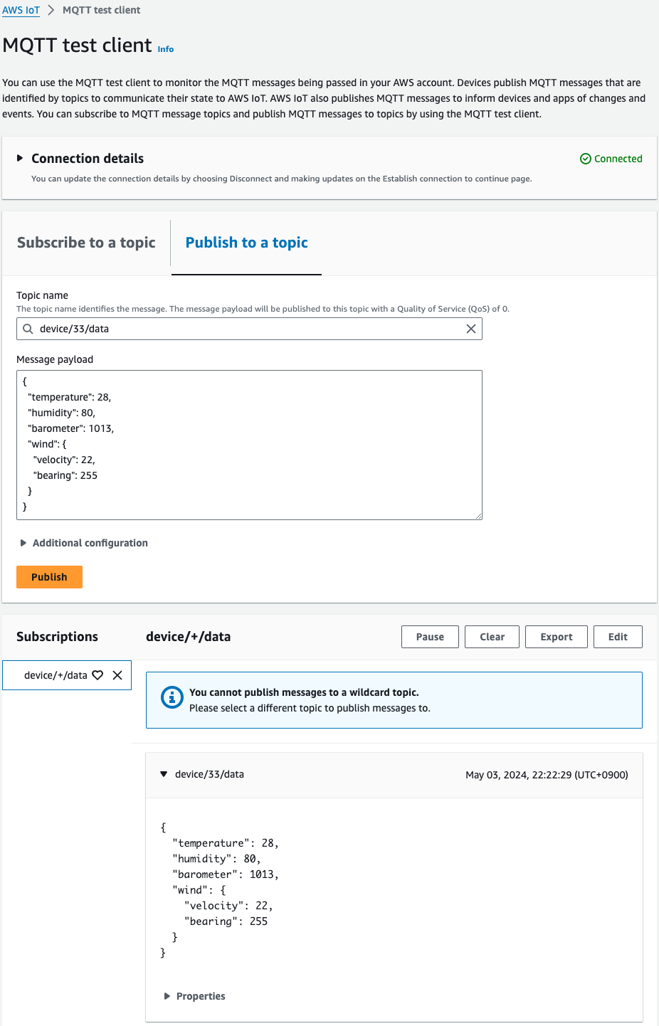 Aws Iotルールでmqttメッセージ受信時にlambda関数を実行する Awstut